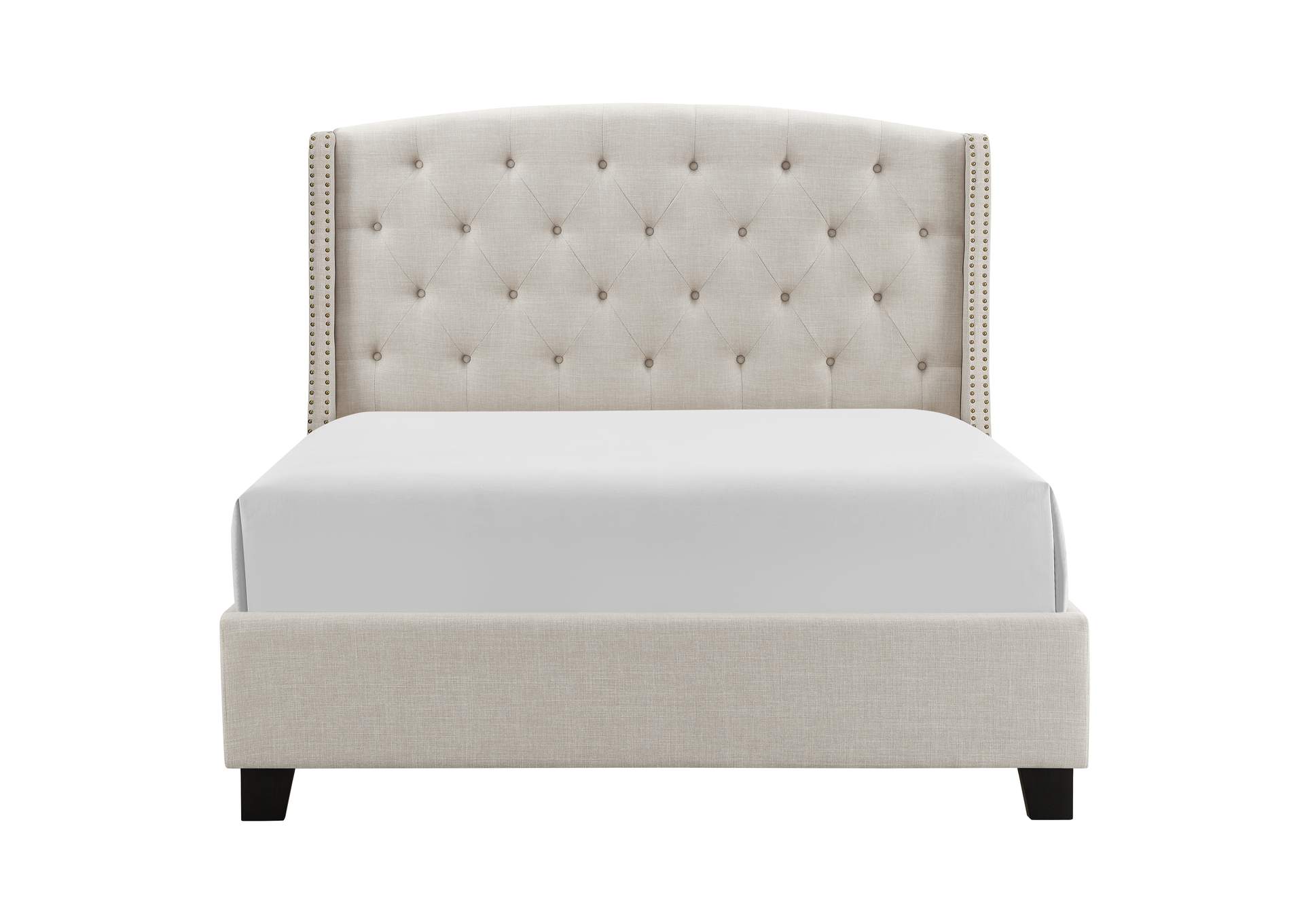 Eva Queen Bed Ivory