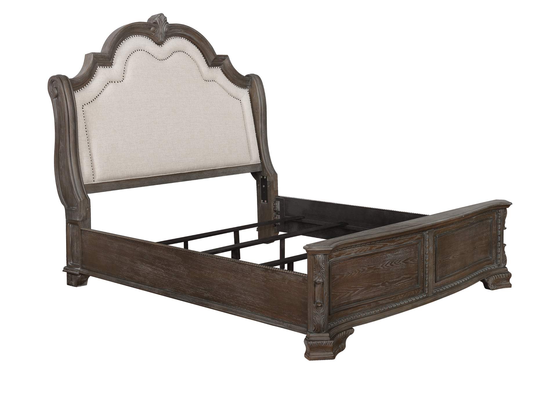 Sheffield Queen Bed Antique Gray