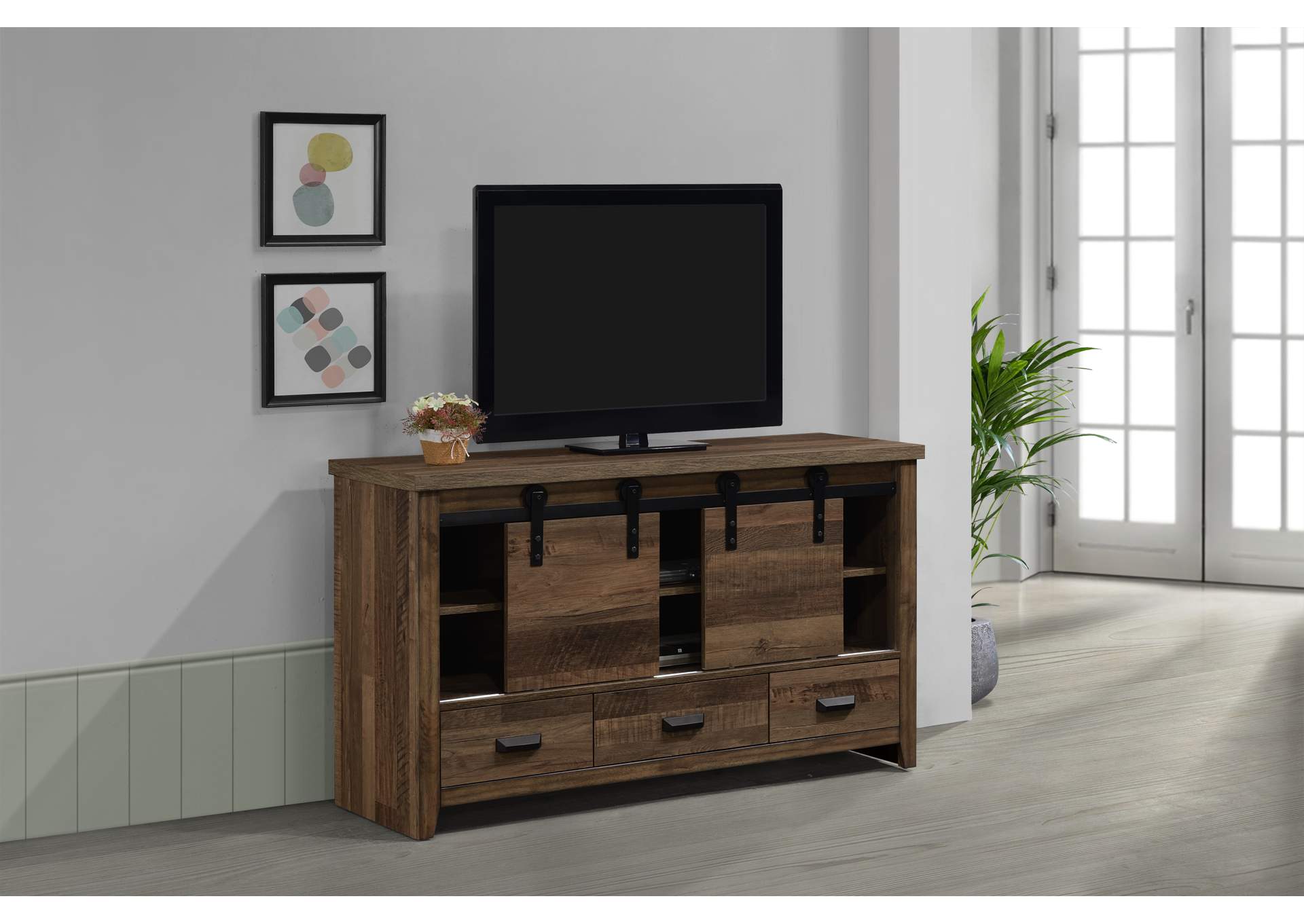 Calhoun Media Chest with Barn Door