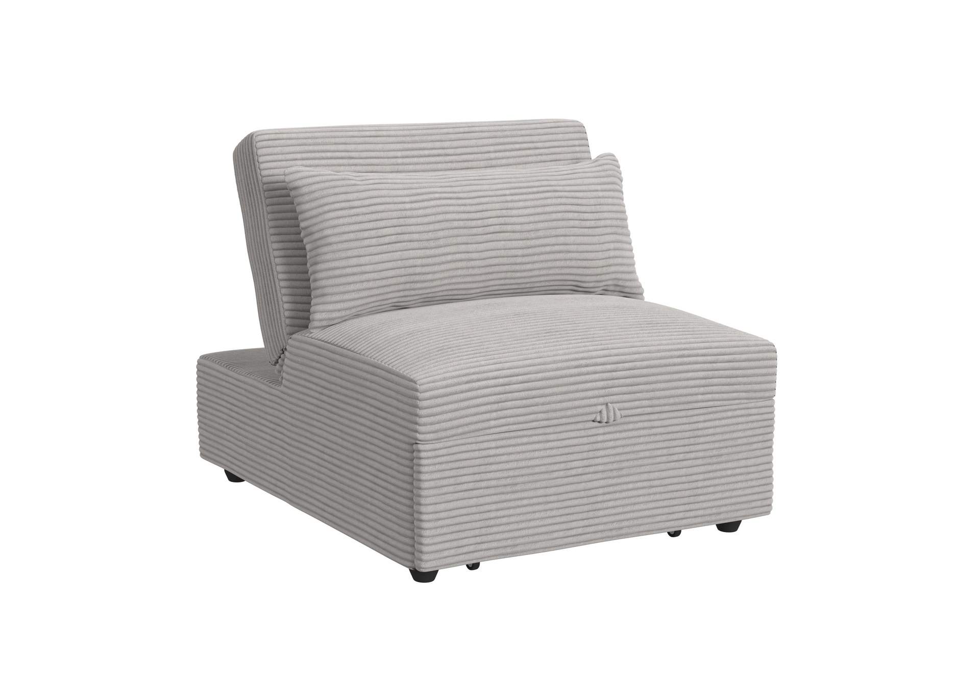 Pluto Chair With Kidney Pillow Klik Klak And Pop Up In Coronado Grey