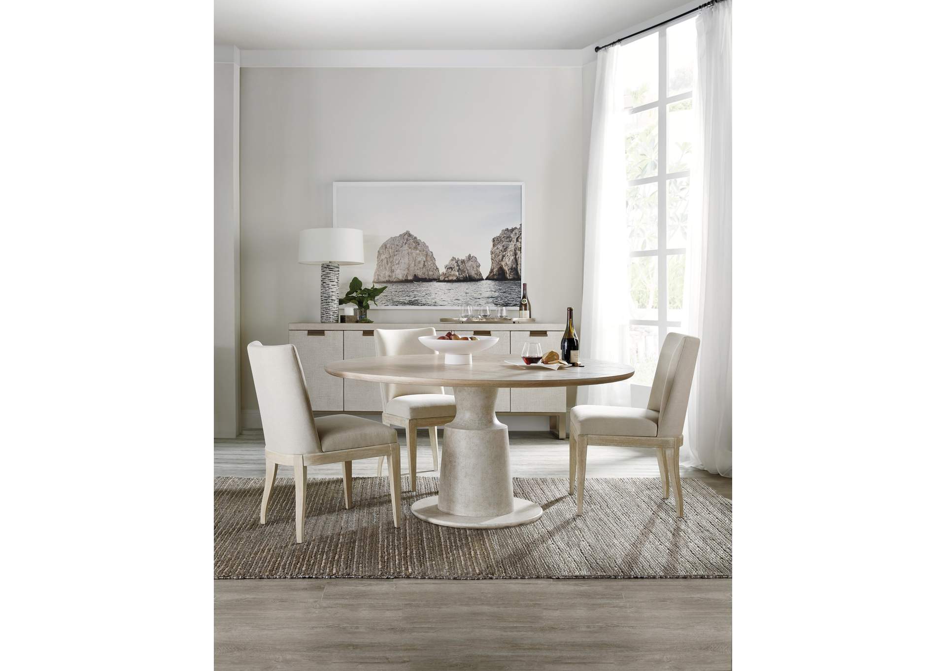 Cascade Pedestal Dining Table
