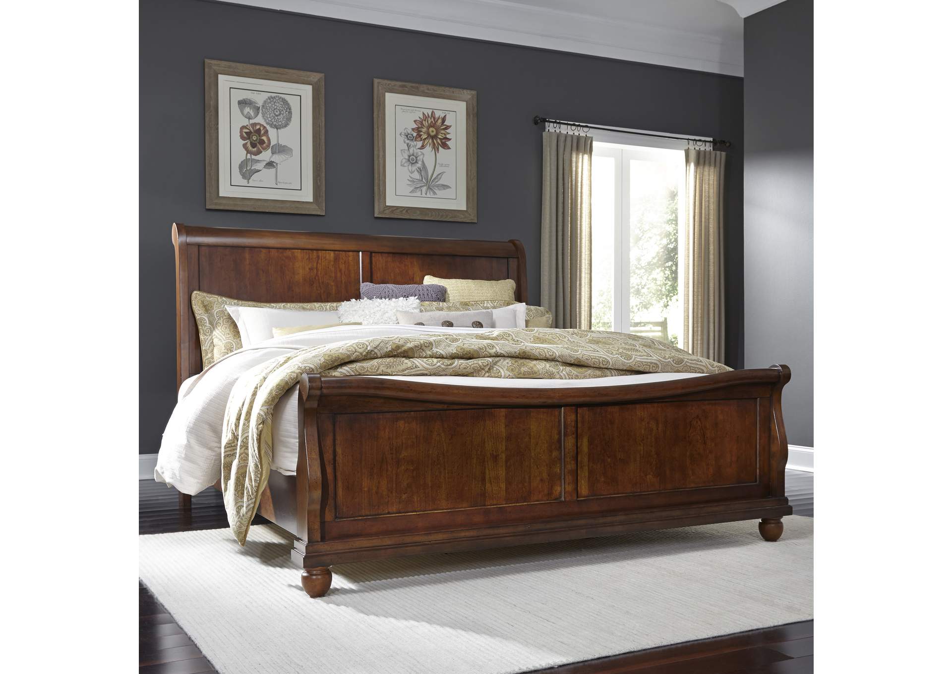 Queen Sleigh Bed