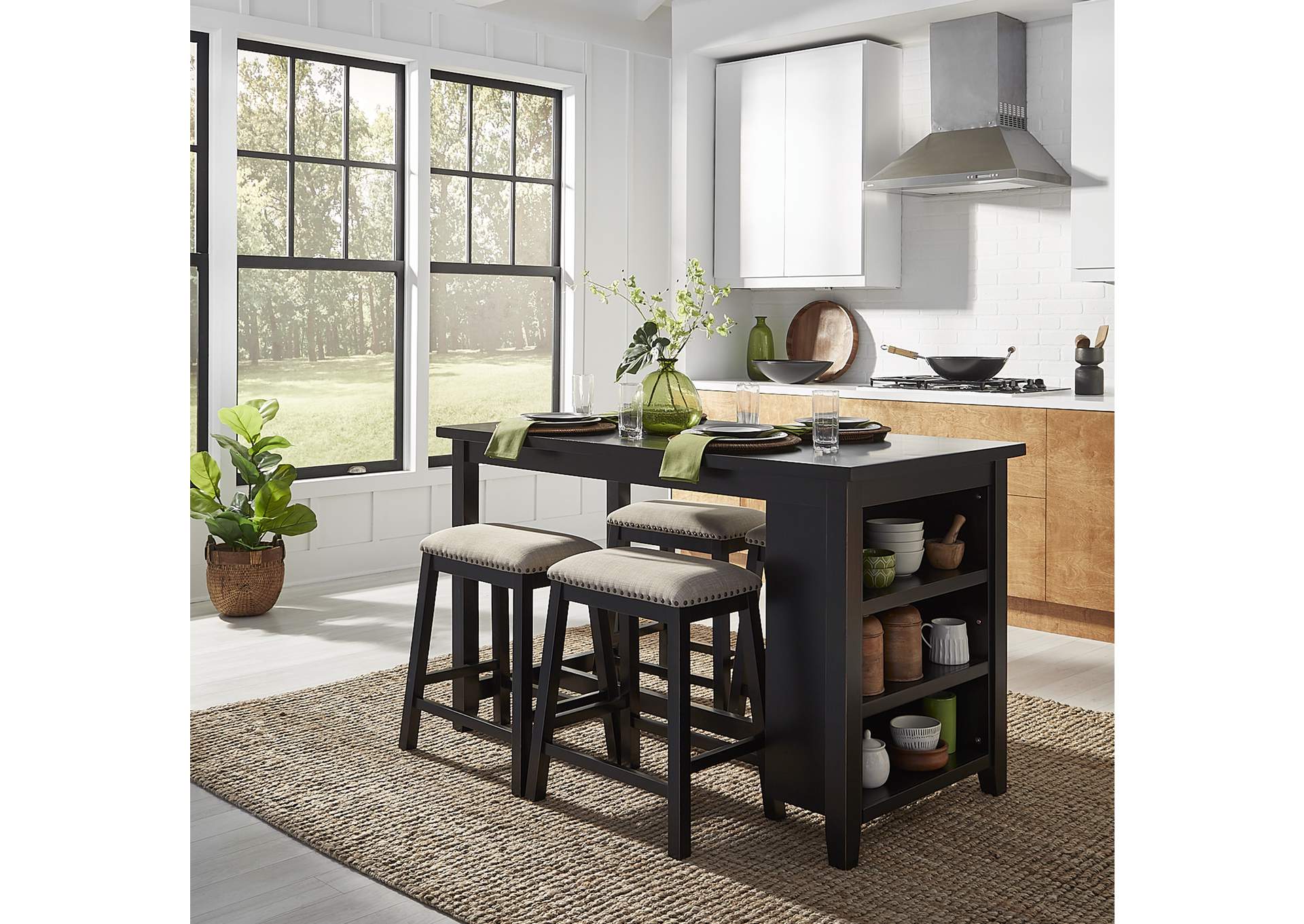 Brook Creek 3 Piece Counter Set