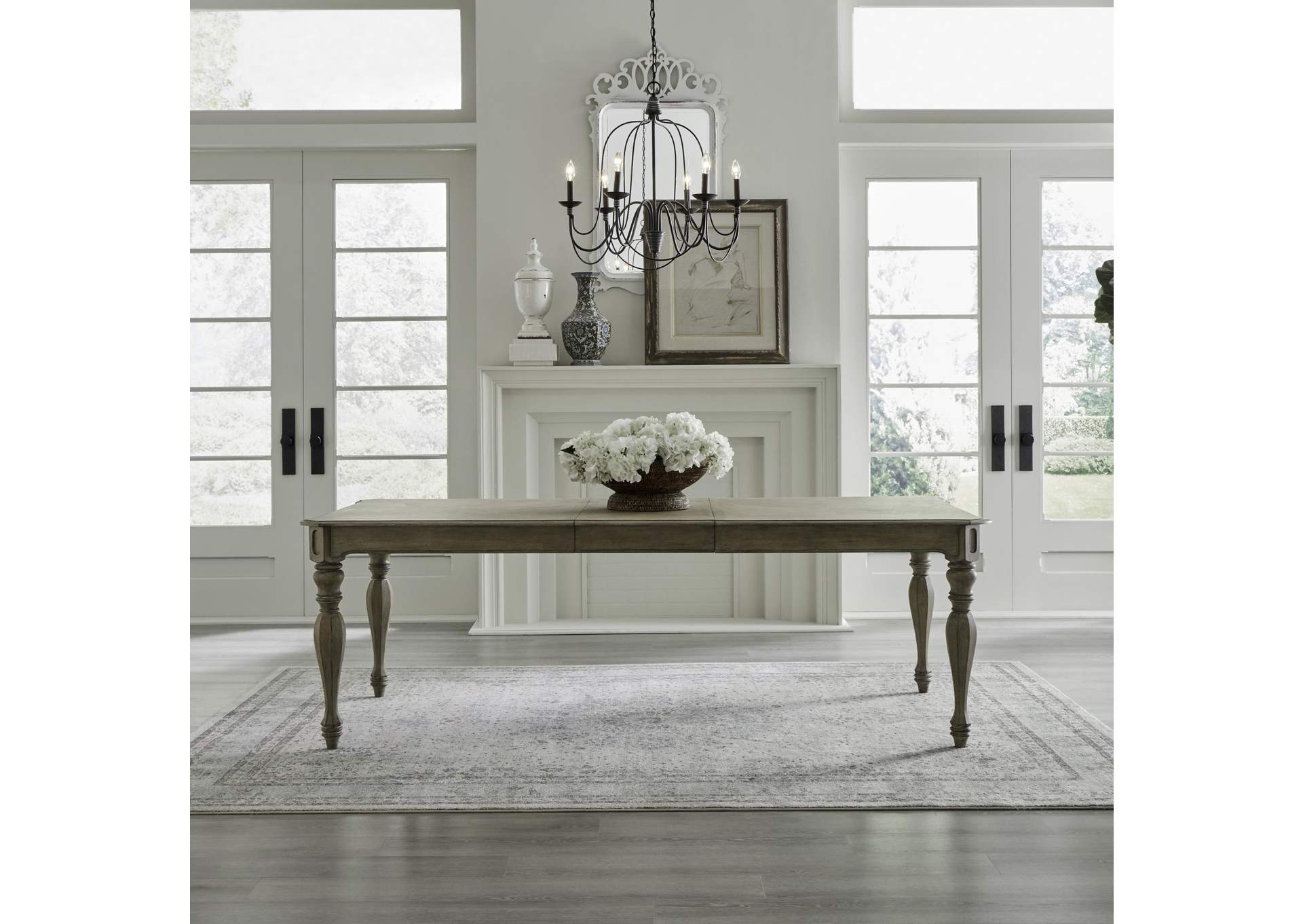 Magnolia Manor Rectangular Leg Table