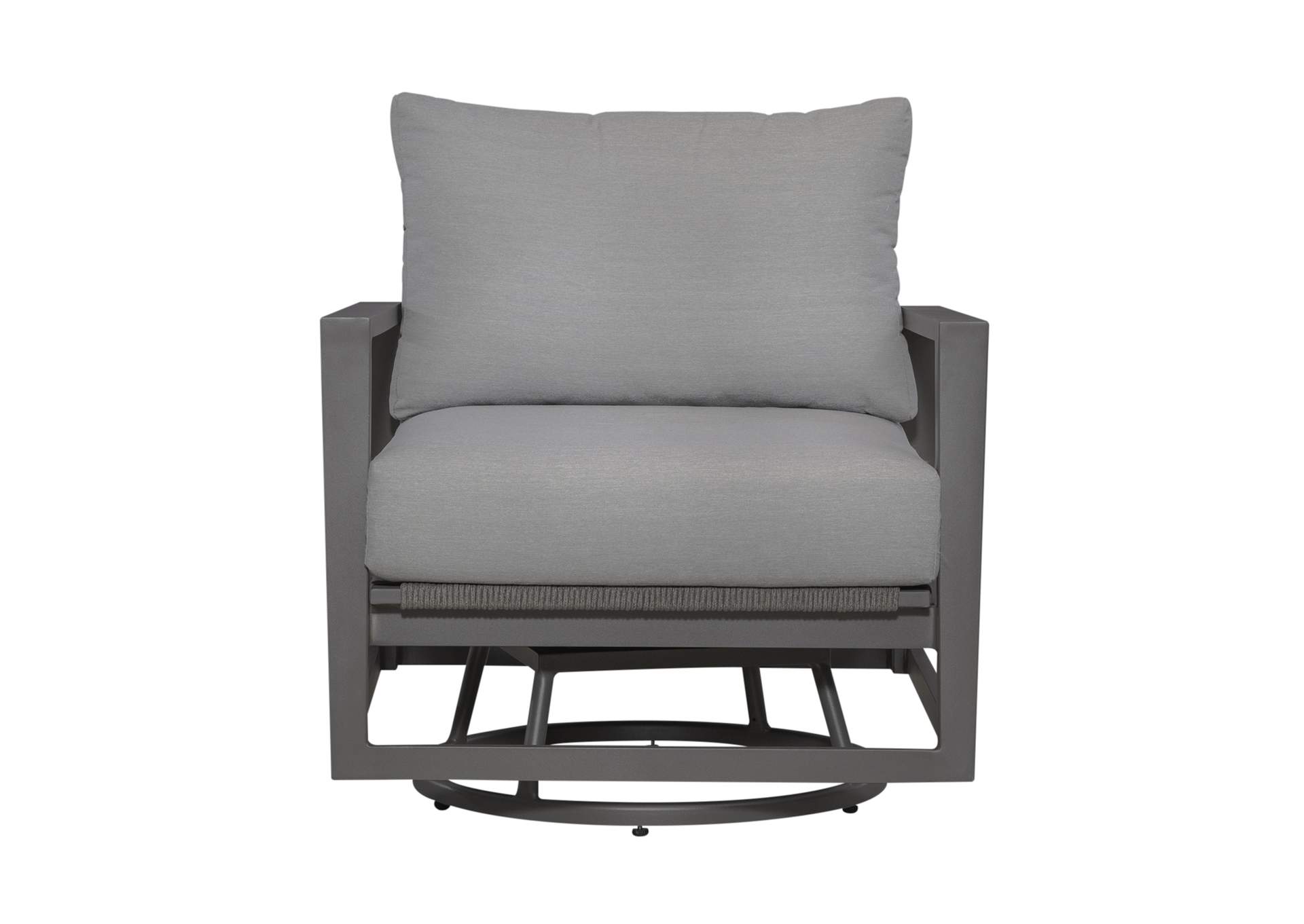 Plantation Key Swivel Club Chair - Granite