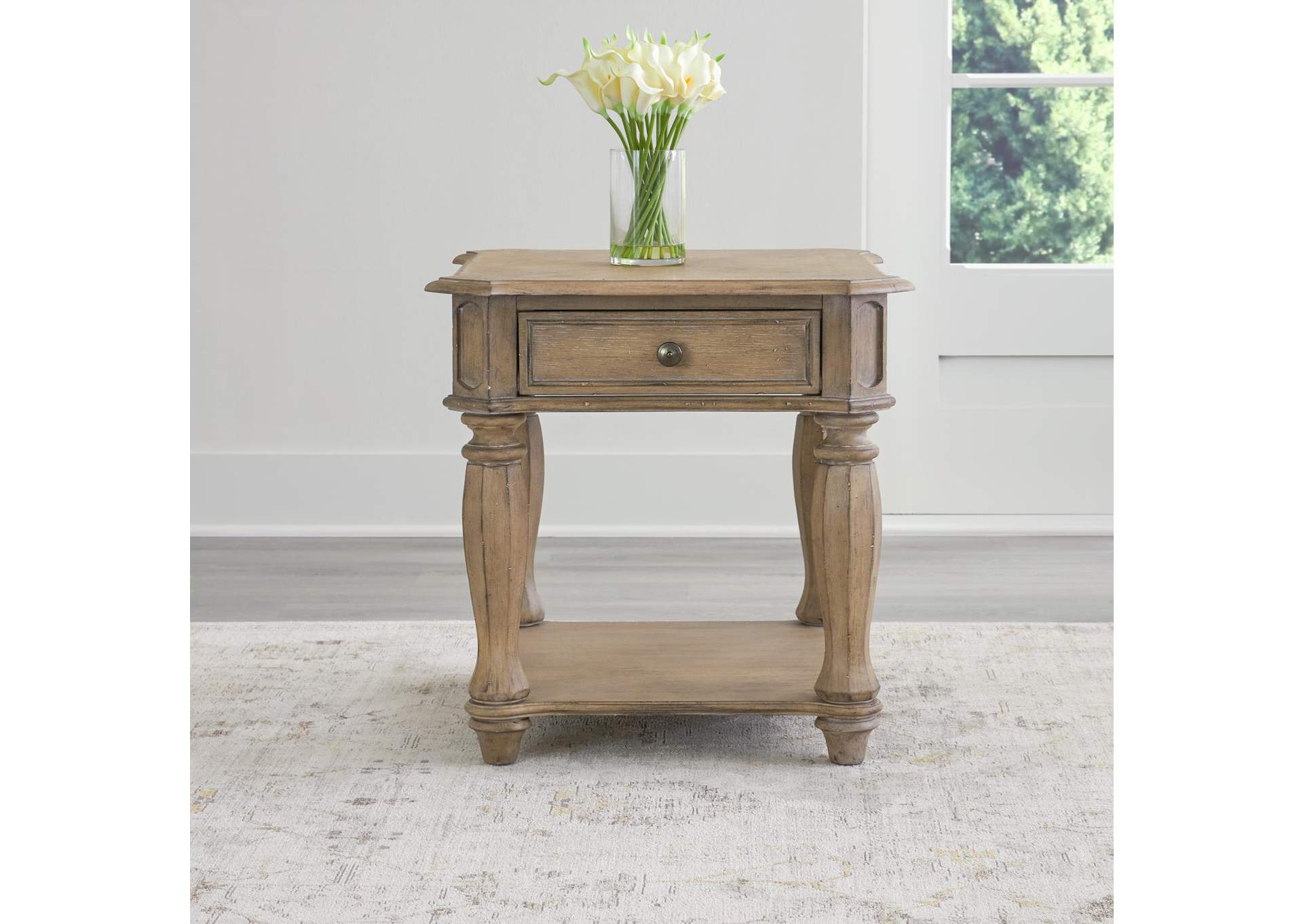Magnolia Manor Round End Table