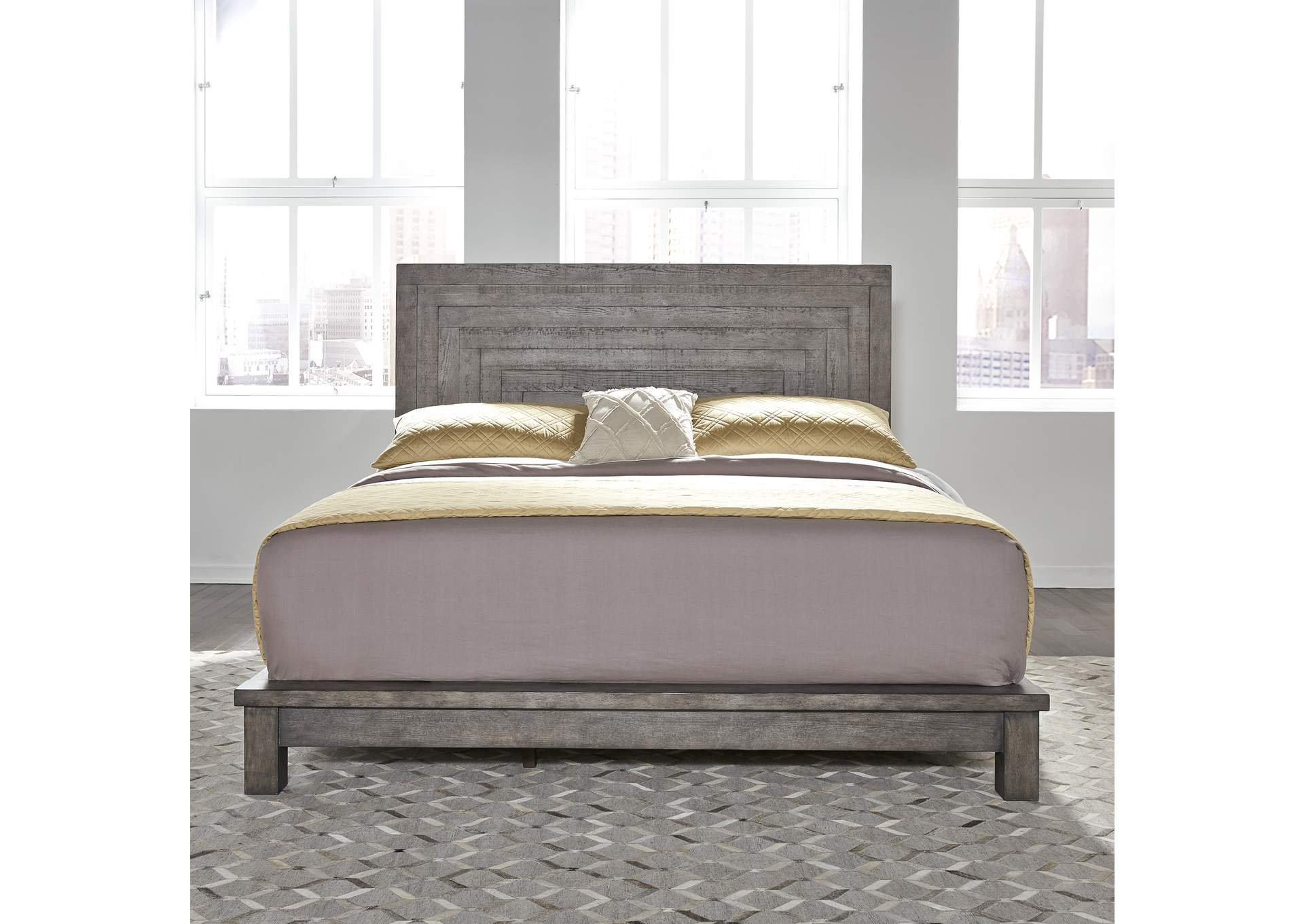 Modern Farmhouse California King Platform Bed