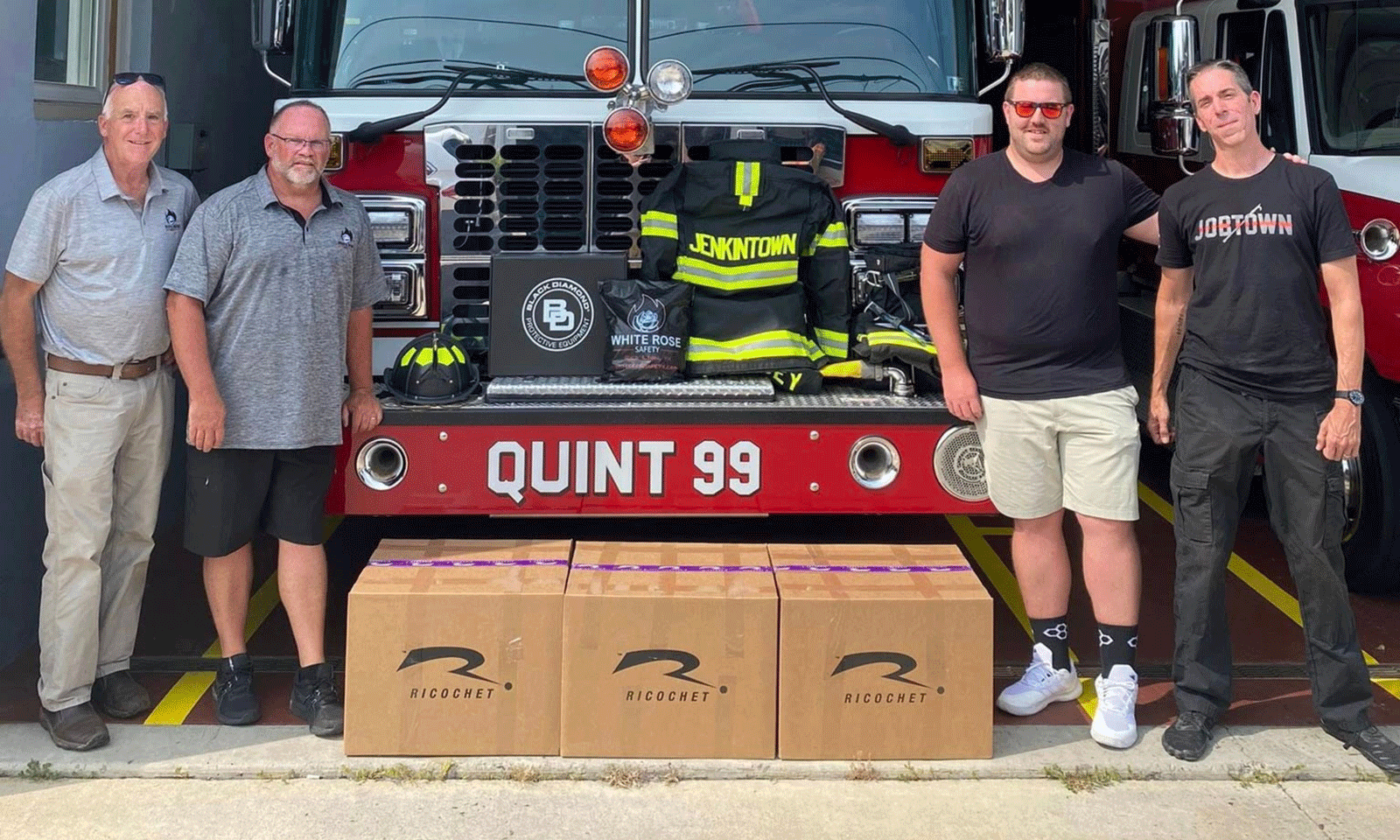 Ricochet Rapidly Restores Jenkintown Fire Department After Gear Loss