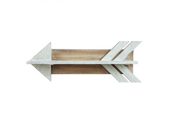 Wood Arrow Shelf Wall Décor