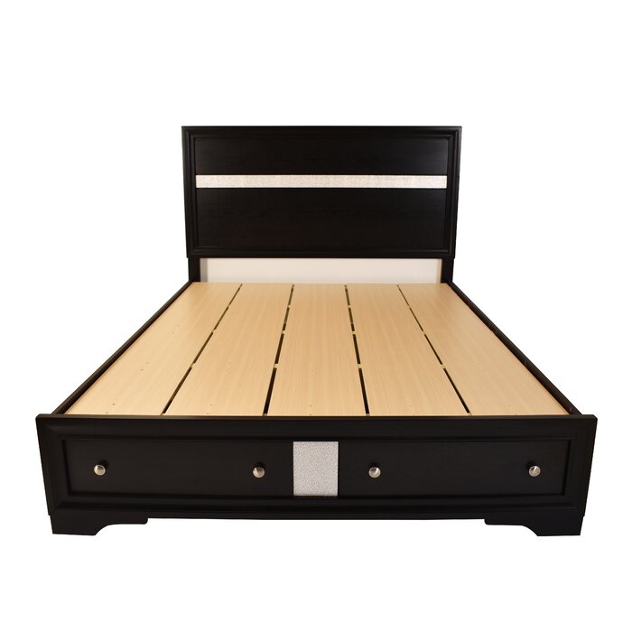 Matrix Black Queen Bed