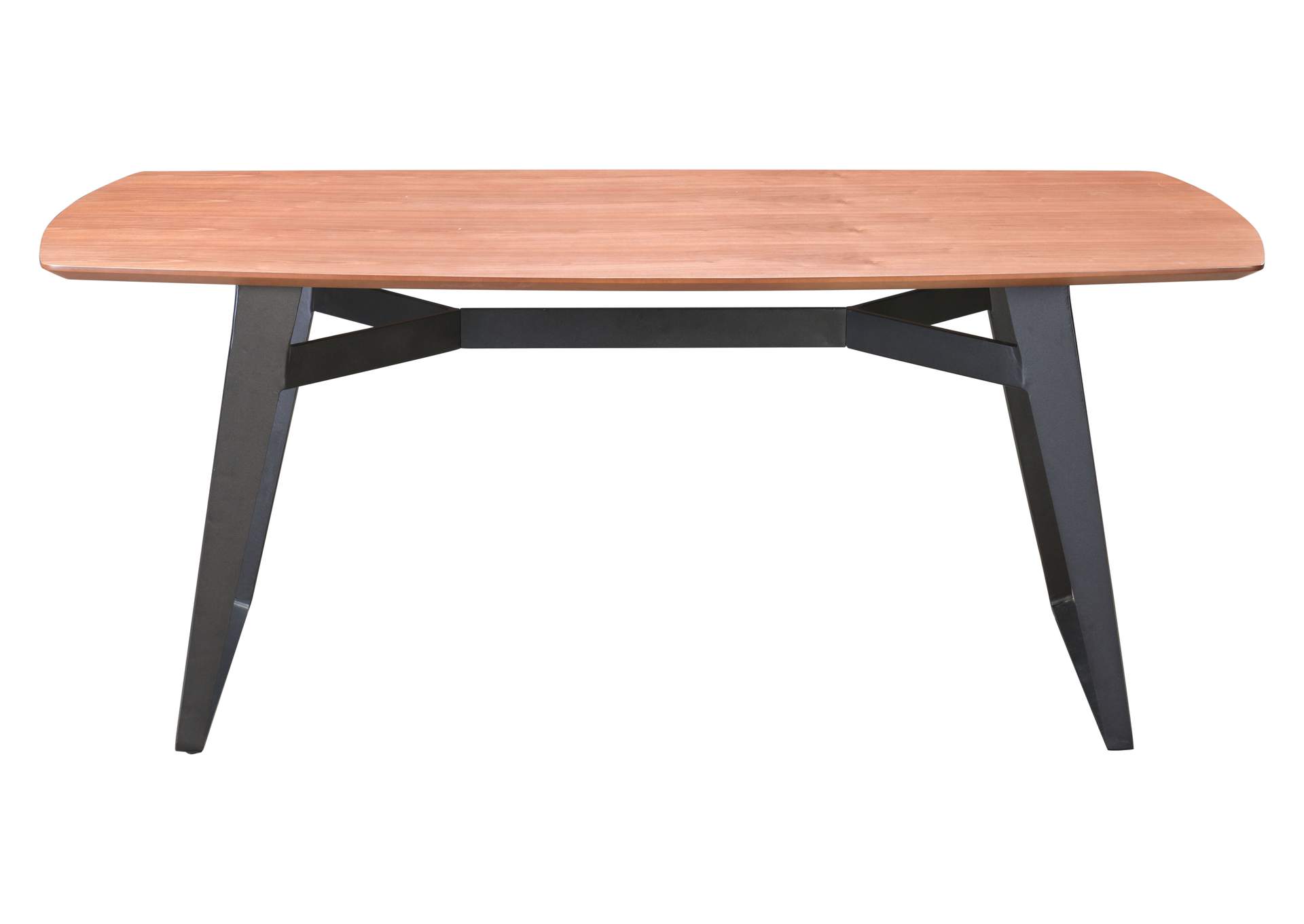 Fletcher Dining Table Walnut & Black