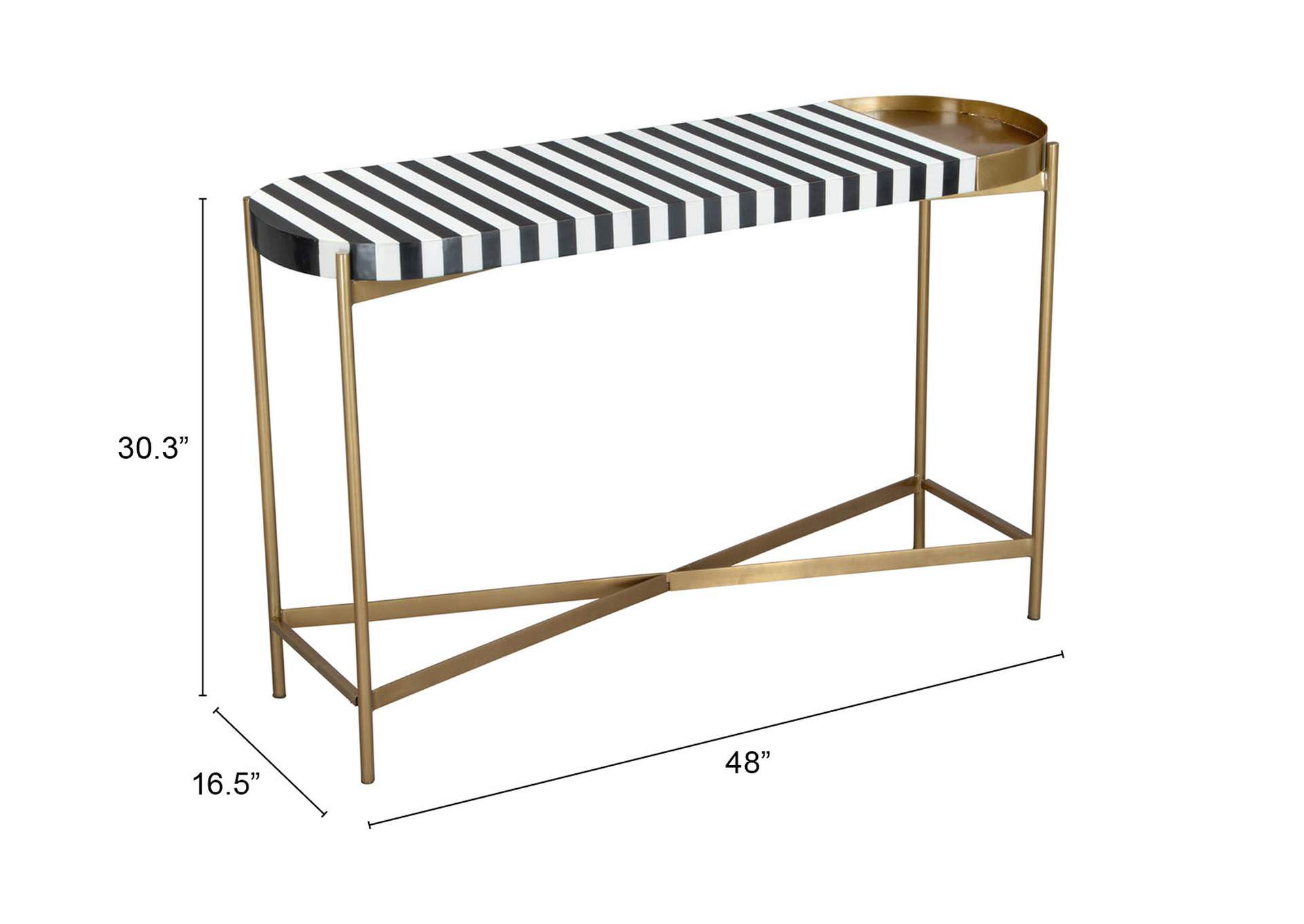 Saber Console Table Multicolor