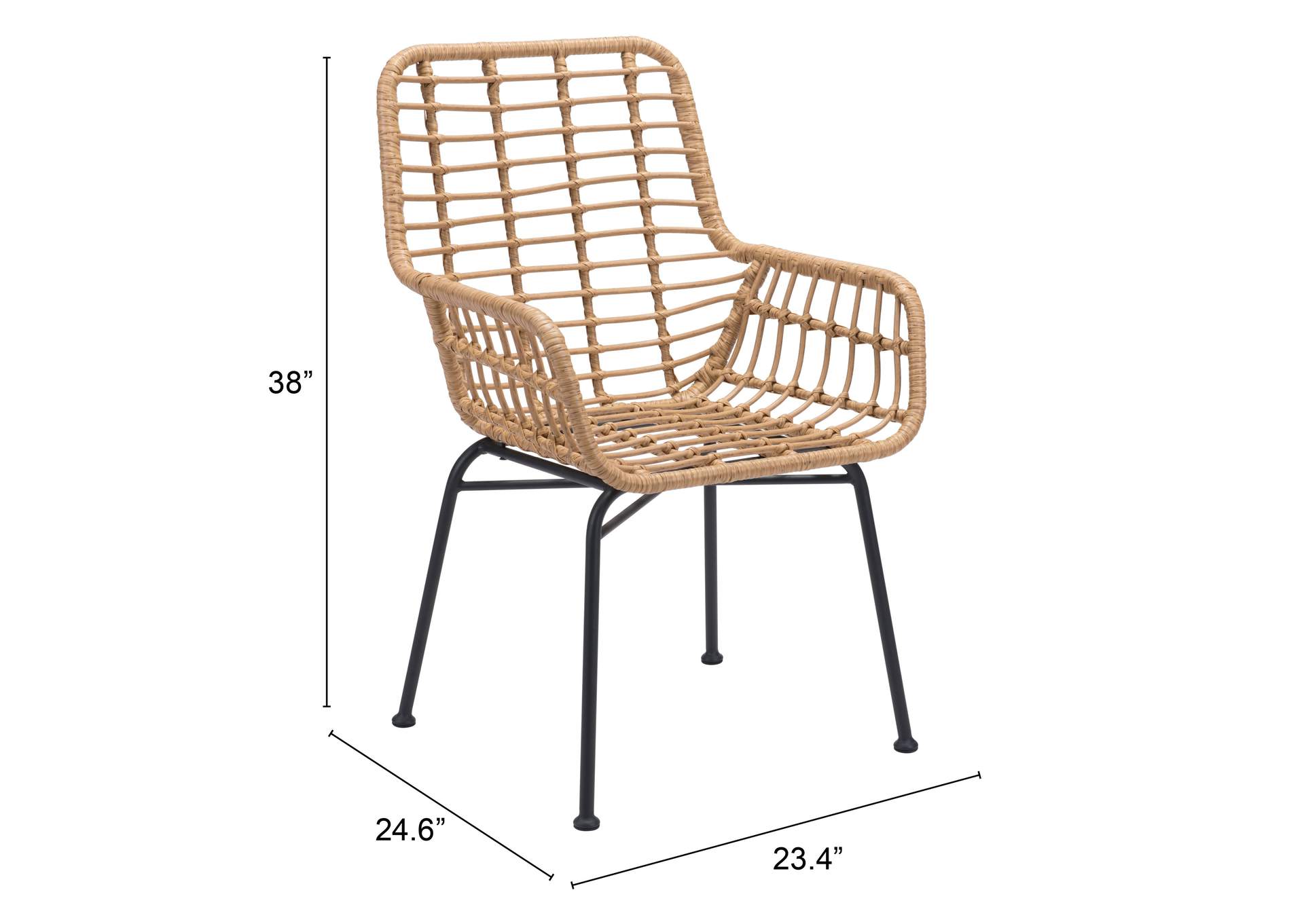 Lyon Dining Chair (Set Of 2) Natural